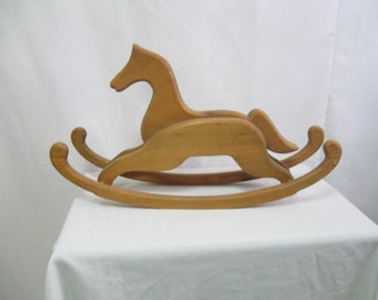 Wooden rocking horse | Etsy