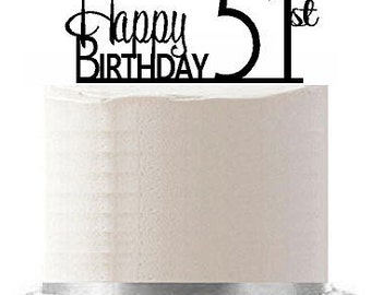 51st birthday cake | Etsy