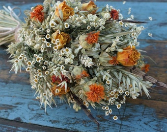 Festival Meadow Dried Flower Bouquet by EnglishFlowerFarmer