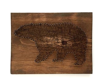Bear string art | Etsy