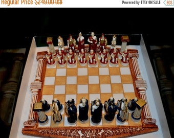 Greek chess set | Etsy