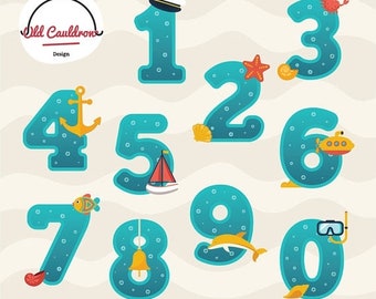 Coastal clipart | Etsy