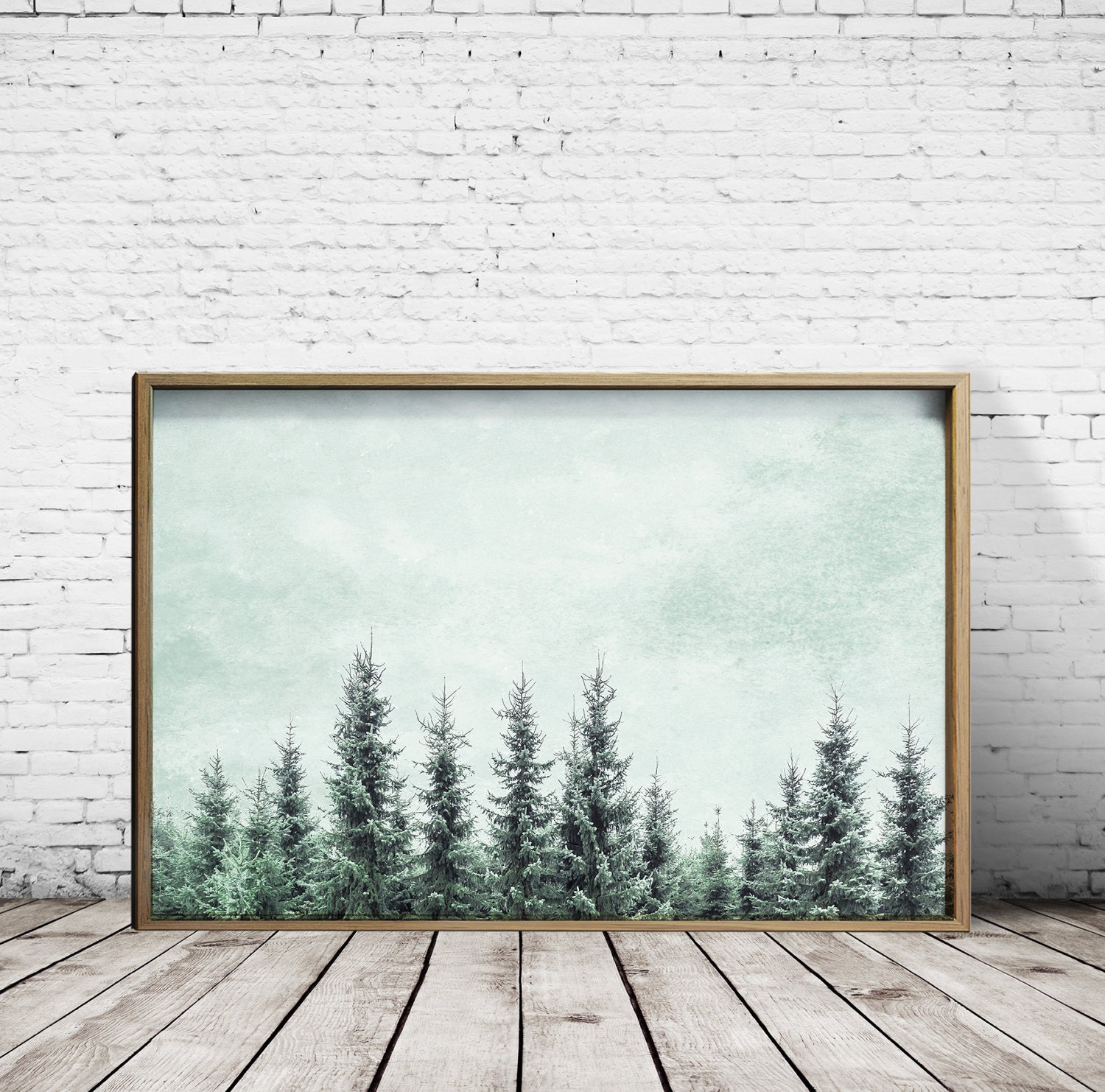 Forest Print Forest Wall Art Forest Art Tree Print Tree Wall