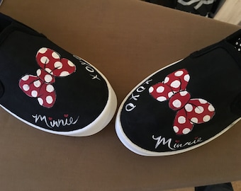 Minnie mouse shoes | Etsy