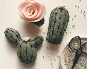 Handmade Pillows Felt Goods by LunaBeehive on Etsy