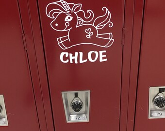 Locker decal | Etsy