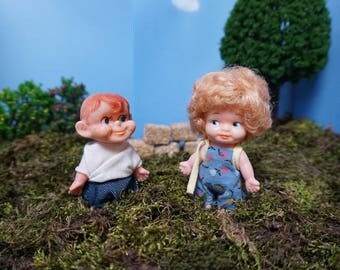 Vintage Ed Doll Couple