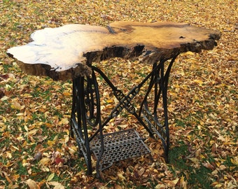 Spalted maple table | Etsy