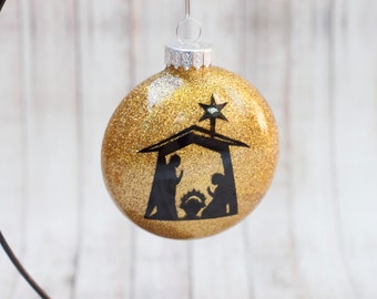 Glass nativity | Etsy