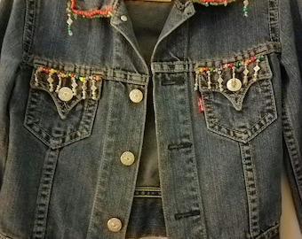 Custom denim jacket | Etsy