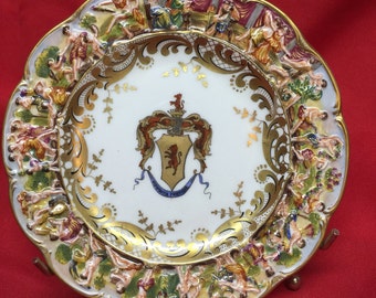 Capodimonte plates | Etsy