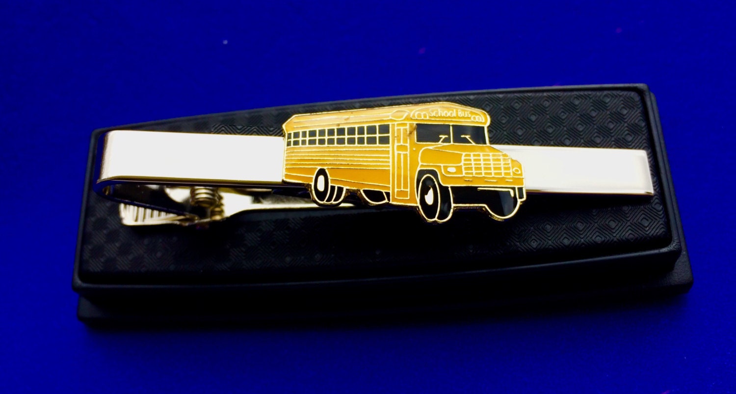 Bus tie bar School Bus tie clasp