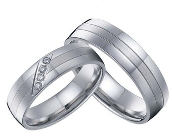 Couple ring set | Etsy