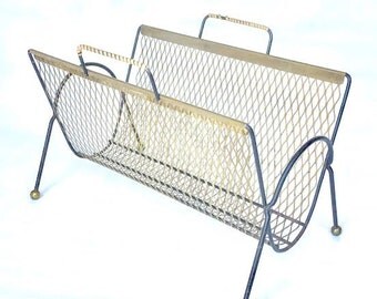 Retro magazine rack | Etsy