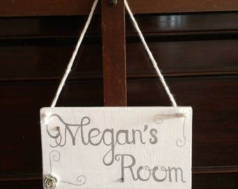 Bedroom door sign | Etsy