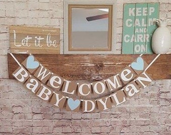 Welcome Baby sign. Nursery Sign. Baby Poster . Printable