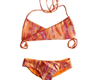 Metallic gold bikini | Etsy