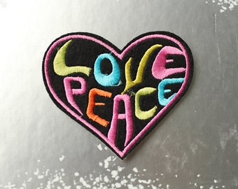 Peace sign patch | Etsy