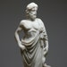 Asclepius Greek God of Medicine & Physicians Alabaster Statue