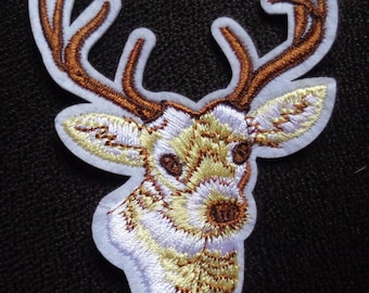 Deer head applique | Etsy