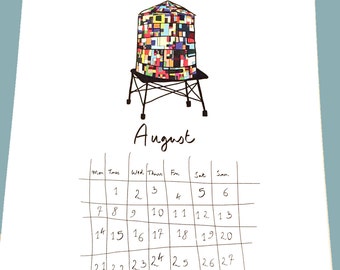 Quirky calendar | Etsy