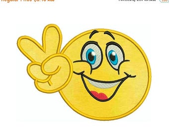 Peace sign emoji | Etsy