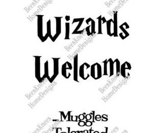 Welcome muggles | Etsy