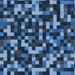 Blue Pixels Fabric Pixel Squares Water By Ruth_Robson