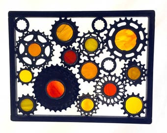 Stained glass bike | Etsy
