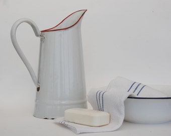 White enamelware | Etsy