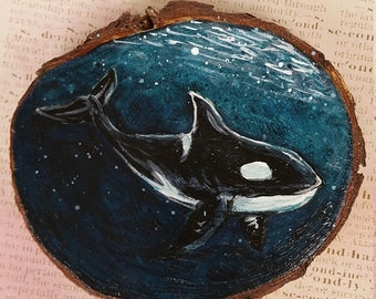 Orca painting | Etsy