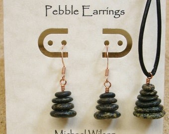 Pebble jewelry | Etsy