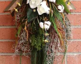 Magnolia swag | Etsy