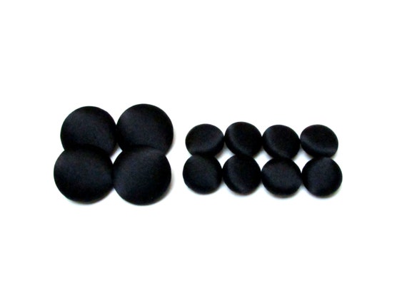 Black Silk Satin Tuxedo Buttons Silk Charmeuse by LittleMissXenia Black Silk Satin Tuxedo Buttons Silk Charmeuse by LittleMissXenia
