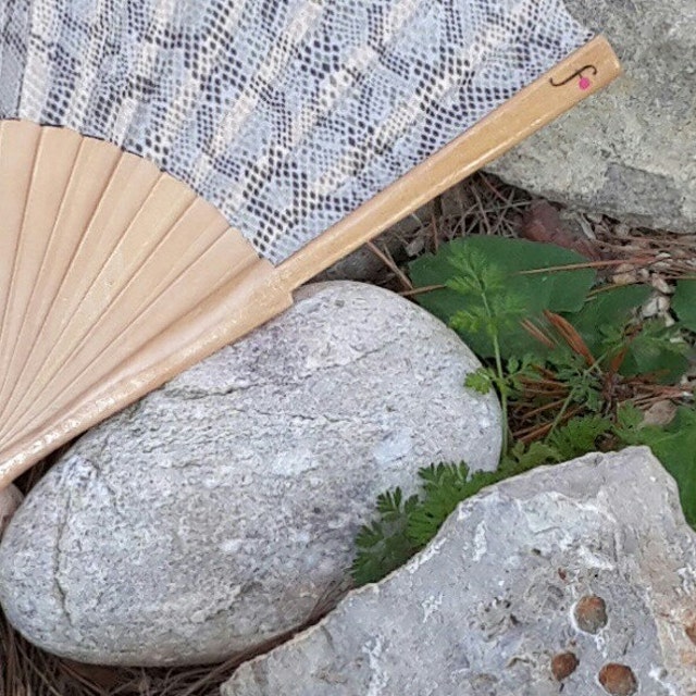 Designer hand fans by FANCYHandFans on Etsy