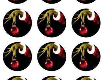 The grinch stickers | Etsy