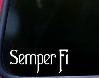 Semper fi decal | Etsy