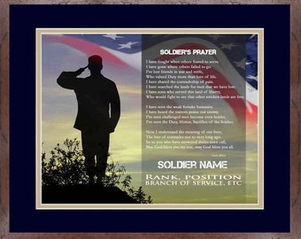 Soldiers prayer | Etsy