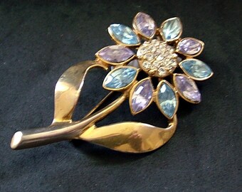 Edelweiss brooch | Etsy