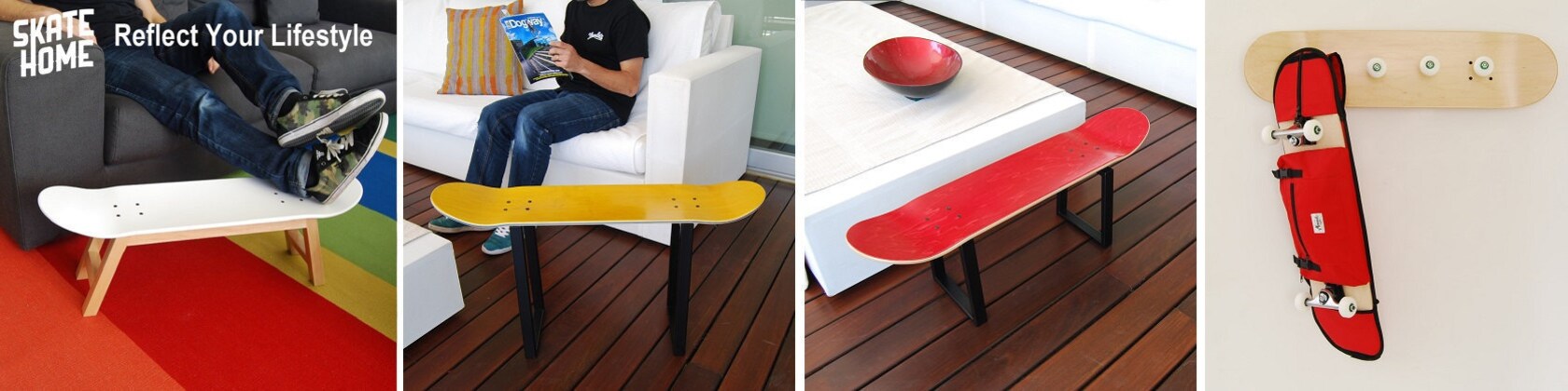 Skateboard furniture and decoration for by skatehome on Etsy