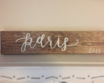 Custom rustic sign | Etsy