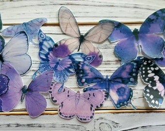 Purple butterflies | Etsy