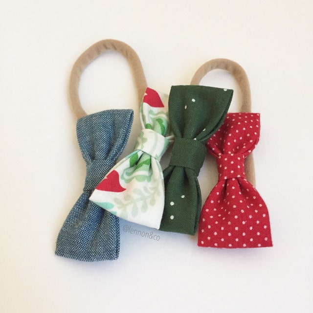 handmade accessories. modern&stylish bows and bow by LennonAndCo