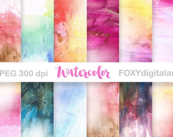 Watercolor overlay | Etsy
