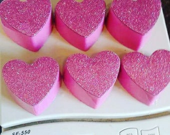 Pink heart soap | Etsy