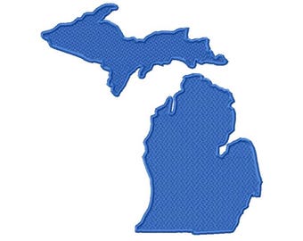Michigan embroidery | Etsy