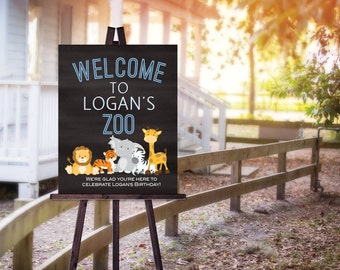 Zoo welcome sign | Etsy