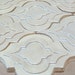 Arabesque Tile 1 square foot taupe glaze handmade relief