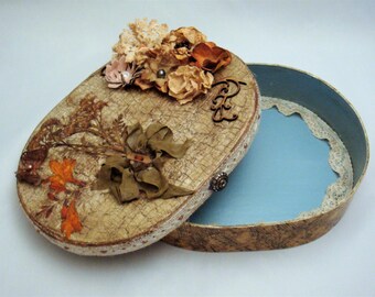 Hand decorated box | Etsy