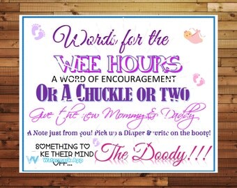 Words for wee hours | Etsy